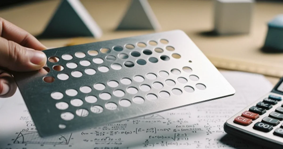 How to Calculate the Open Area of Perforated Plates